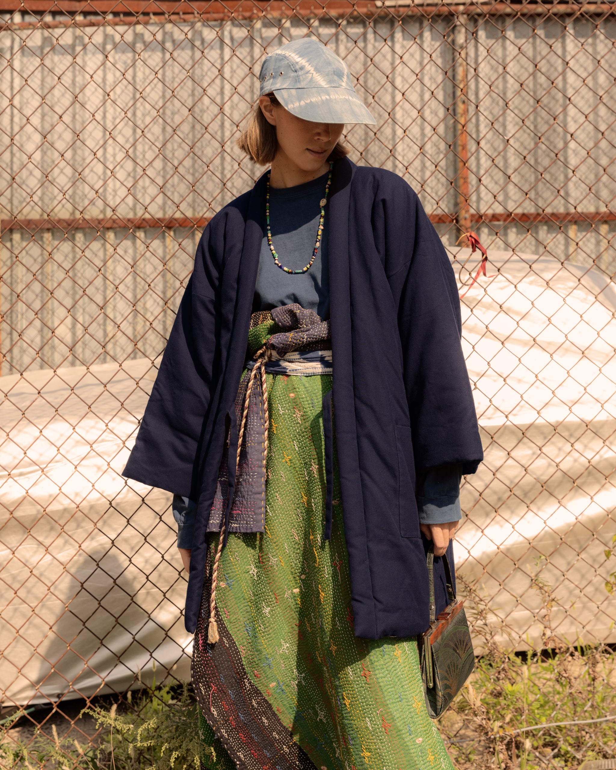 Kon Navy Hanten Housecoat – Kuwano